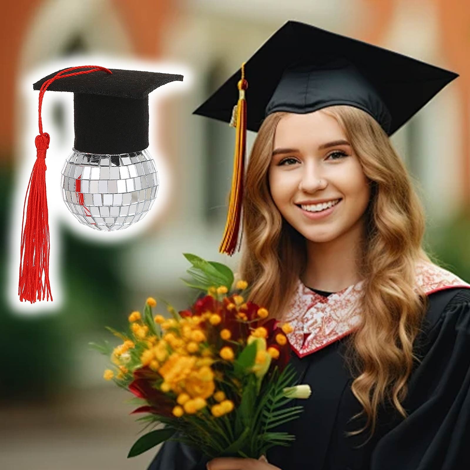 Clearance Graduation Decorations 2025 Pieces Graduation Ornaments With ...