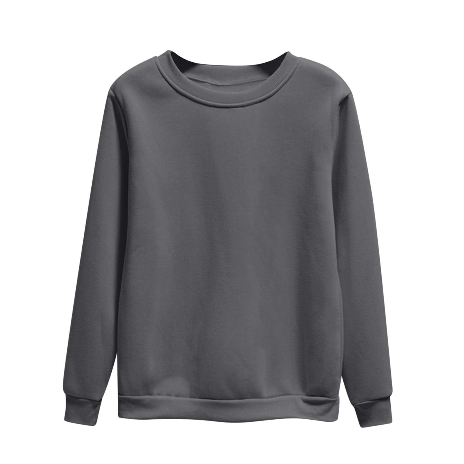 Clearance Graphic Sweatshirts for Women Women's Plain Versatile ...