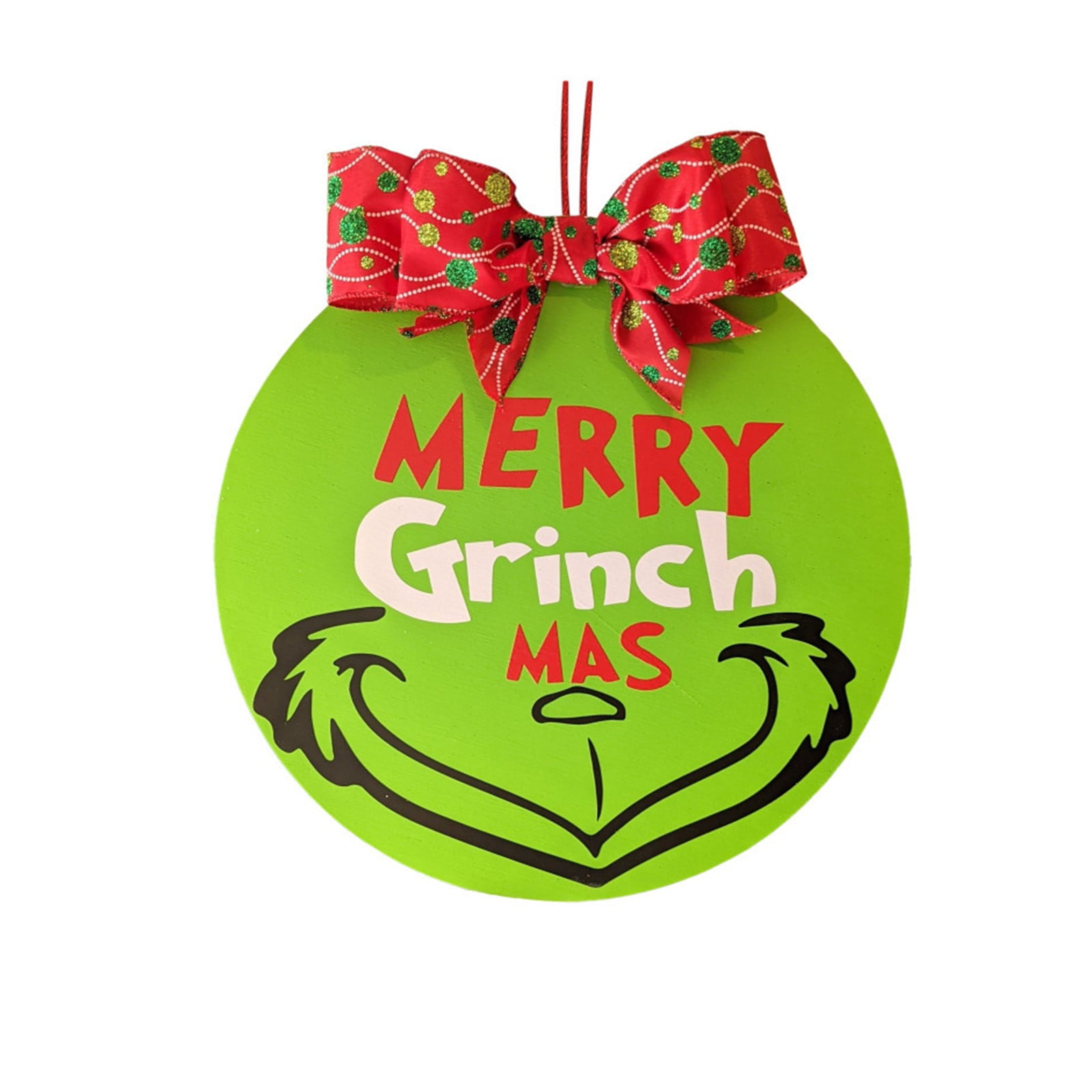 Clearance! Grinch Christmas Decorations Front Door Decor Christmas ...
