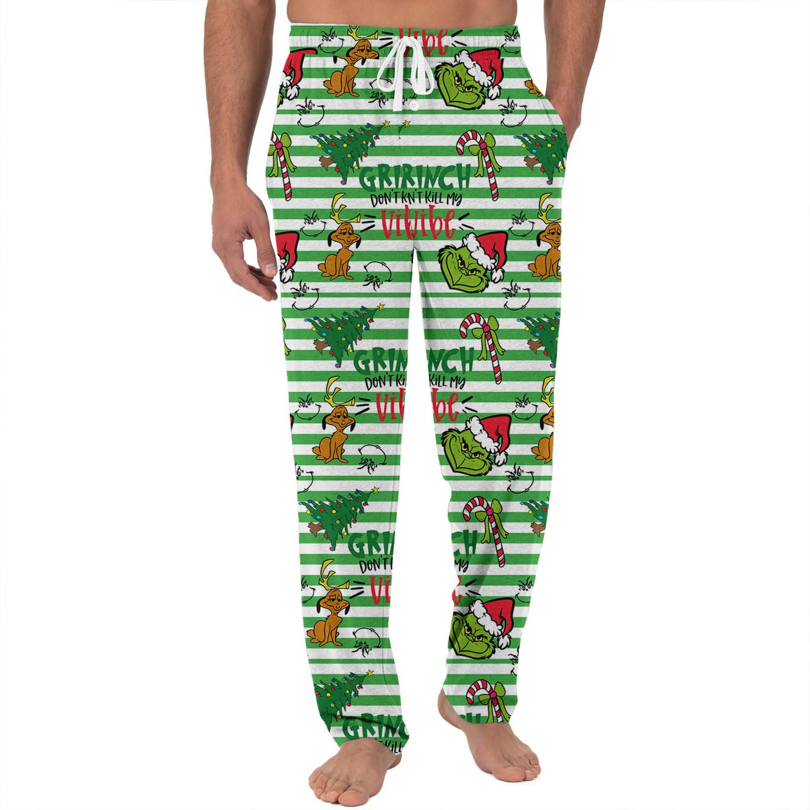 Clearance Grinch Pajama Christmas Pajamas For Family Pajama Pants ...