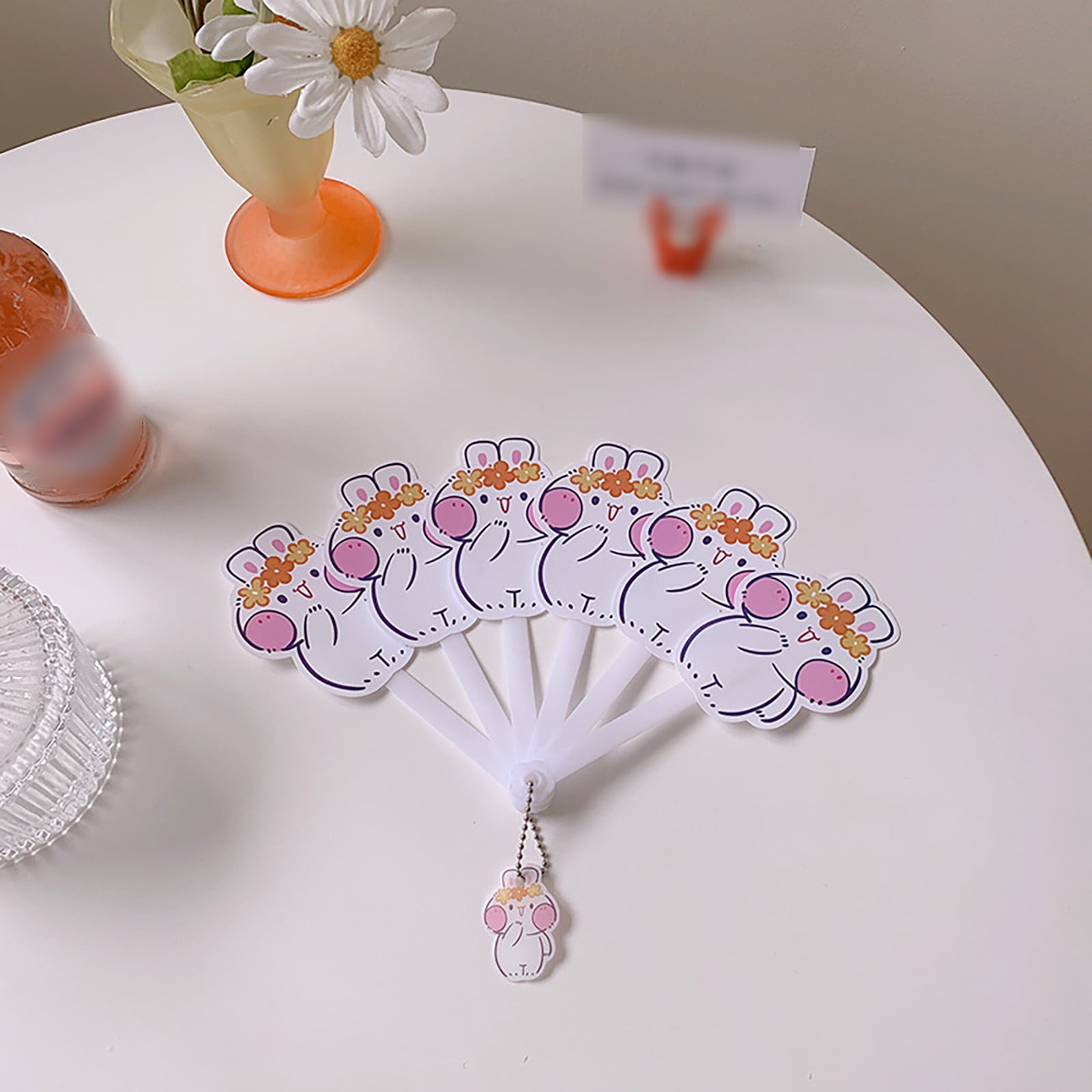 Clearance Guopo Paper Fans Set Folding Fan Hand Held Six Fold Fan Cute ...