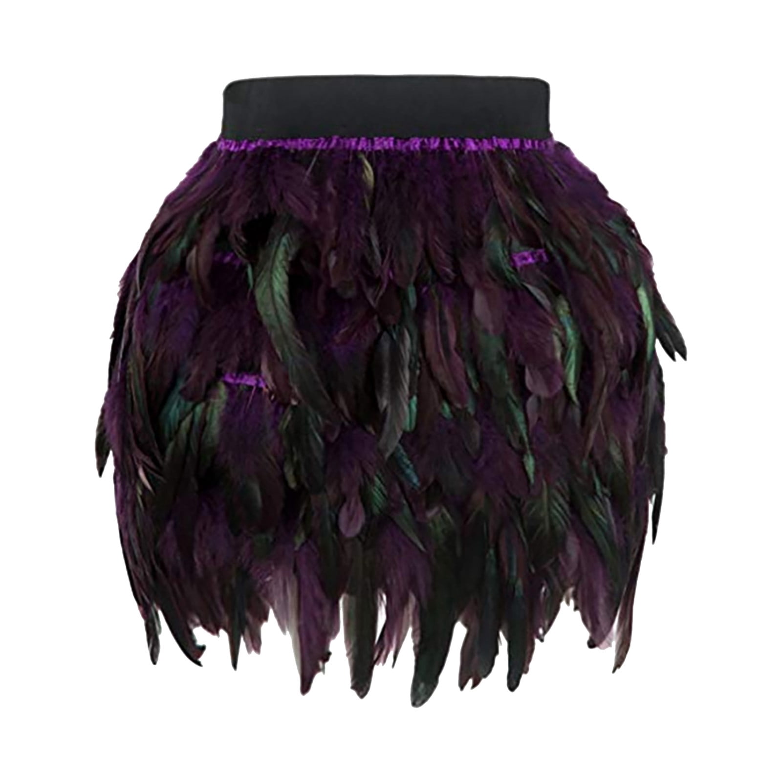 Clearance! HCURIBAD Feather Skirt Women, Womens Christmas Halloween ...