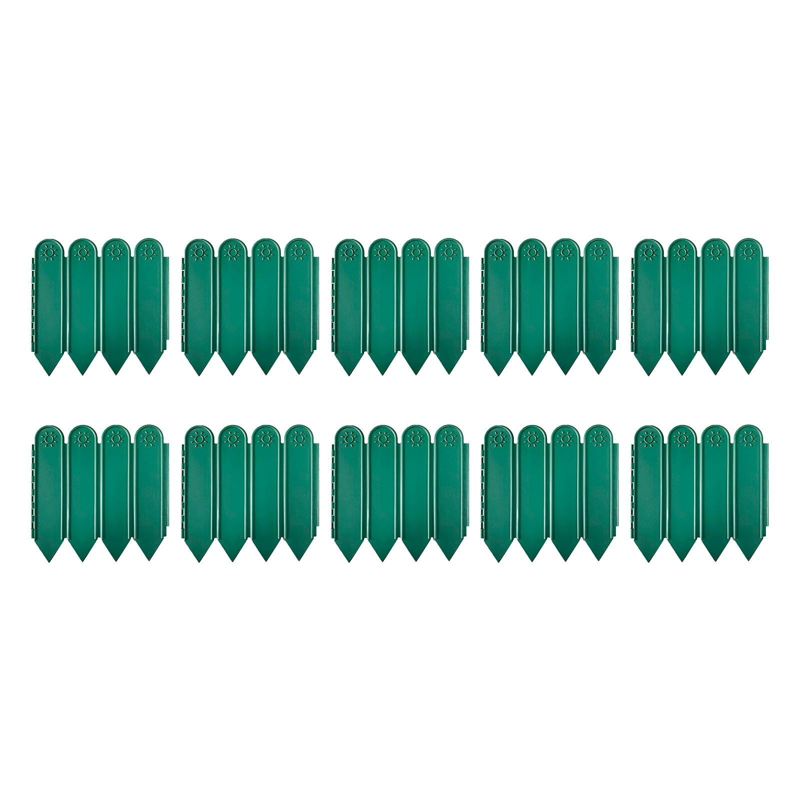 Clearance! Haidf 10Pcs Garden Fence, Connectable Landscape Edging, No ...