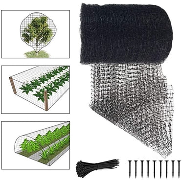 33-Ft x 6-Ft Garden Plant Netting Protect Against Rodents Birds ...