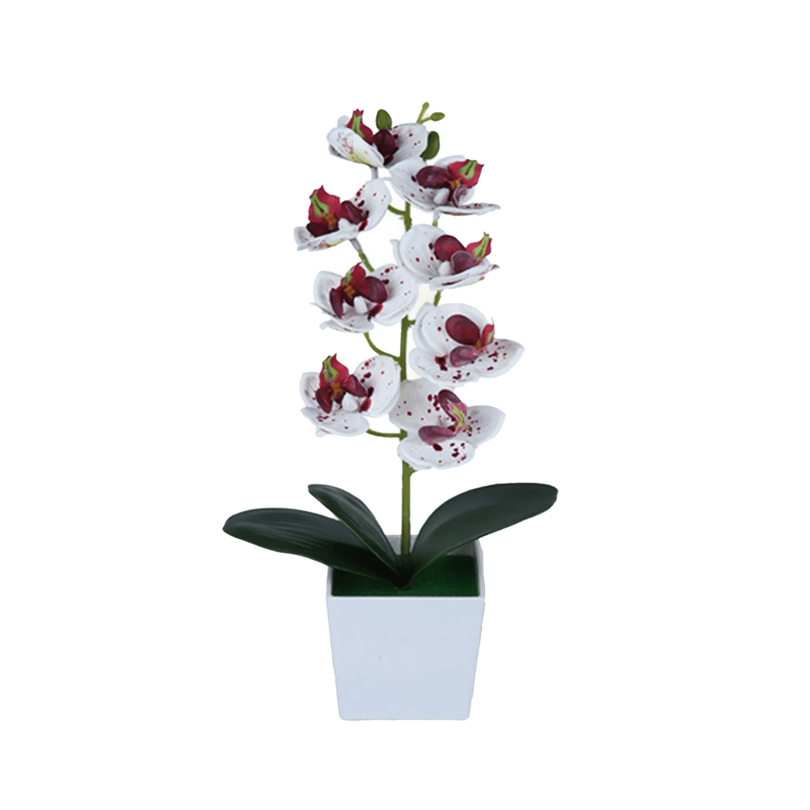 Clearance! Haidf Orchids Artificial Flowers in Pot, Artificial Orchids ...