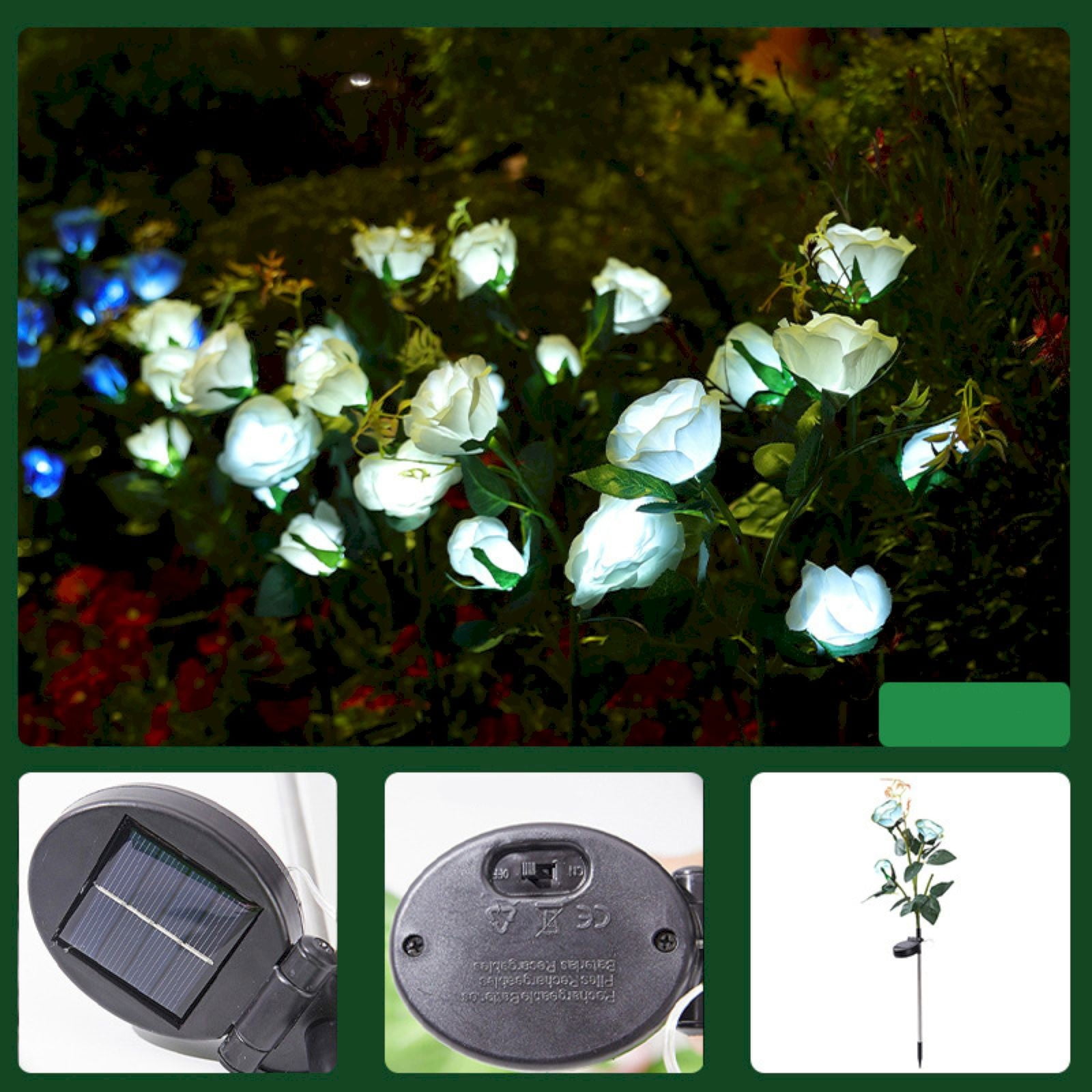Clearance! Haidf Solar Garden Lights, LED Waterproof Solar Flower ...