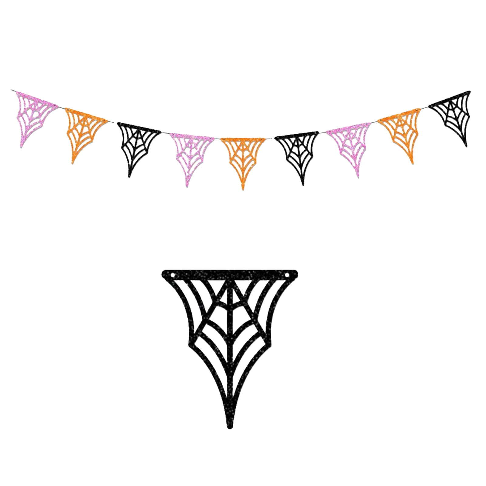 Clearance Hallo-ween Decorations,Hallo-ween Decorations Black Glittery ...