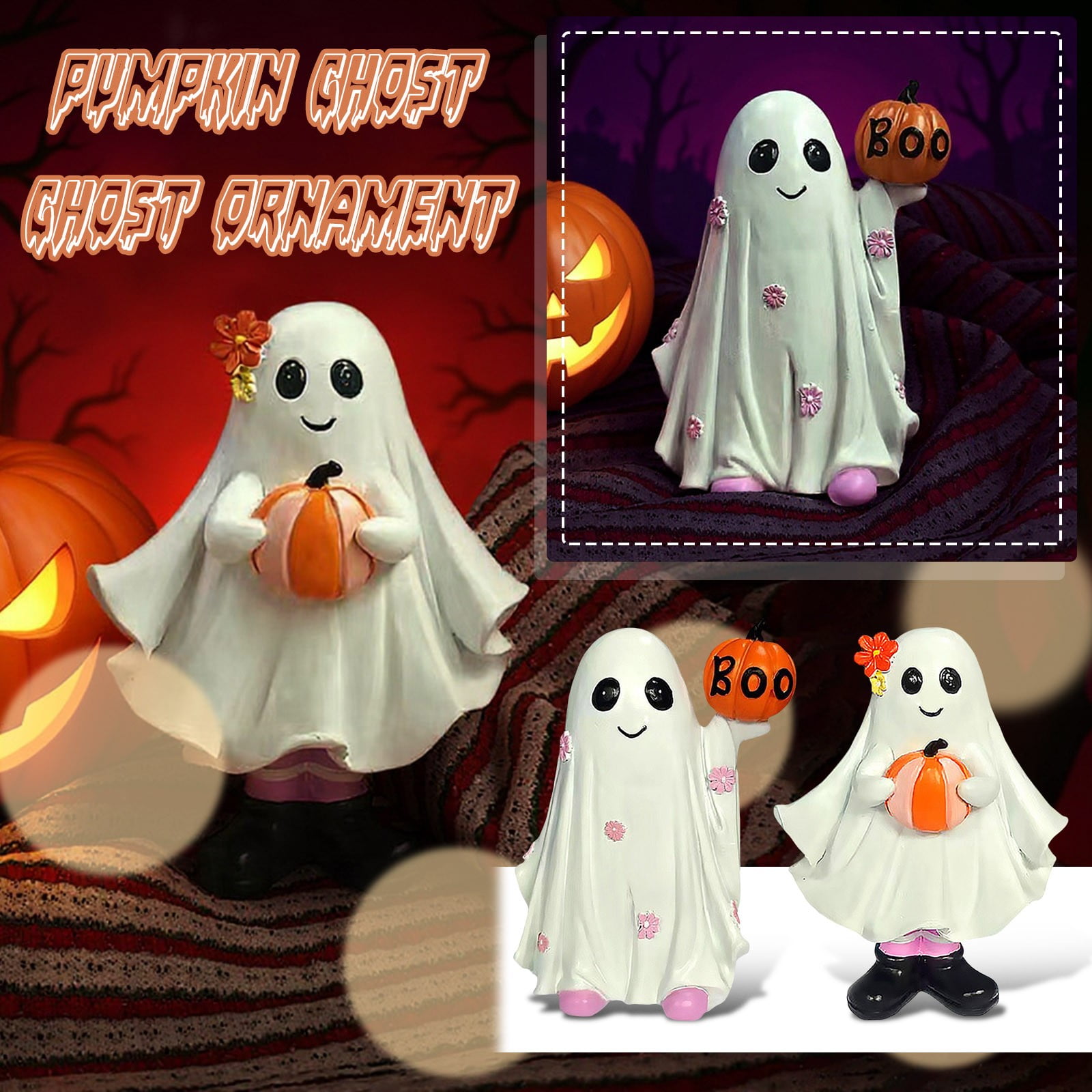Clearance Halloween Decoration Indoor Outdoor Halloween Decor Pumpkin ...