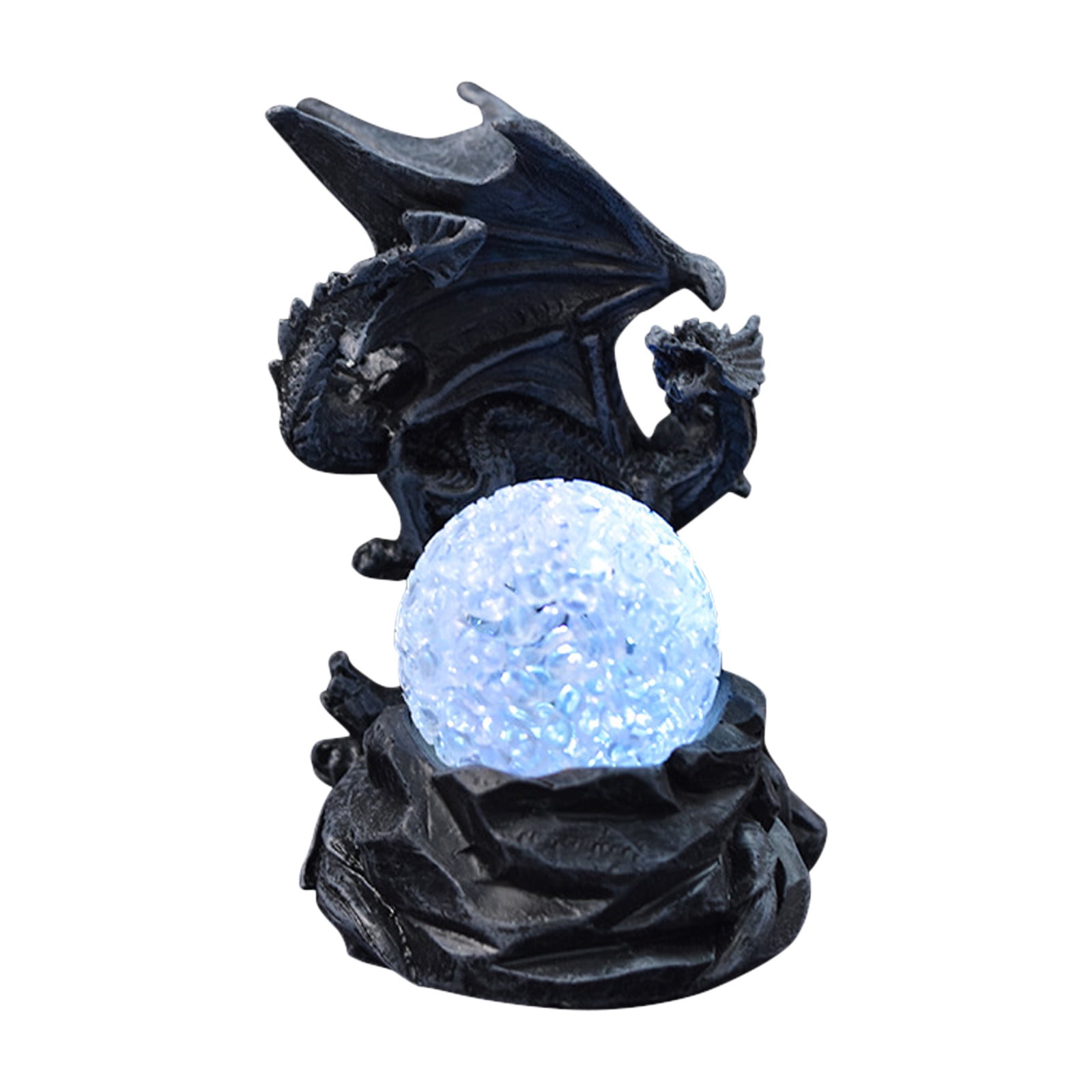 Clearance！Halloween Home Decor Dragon Sculpture,Gothic Luminescent ...