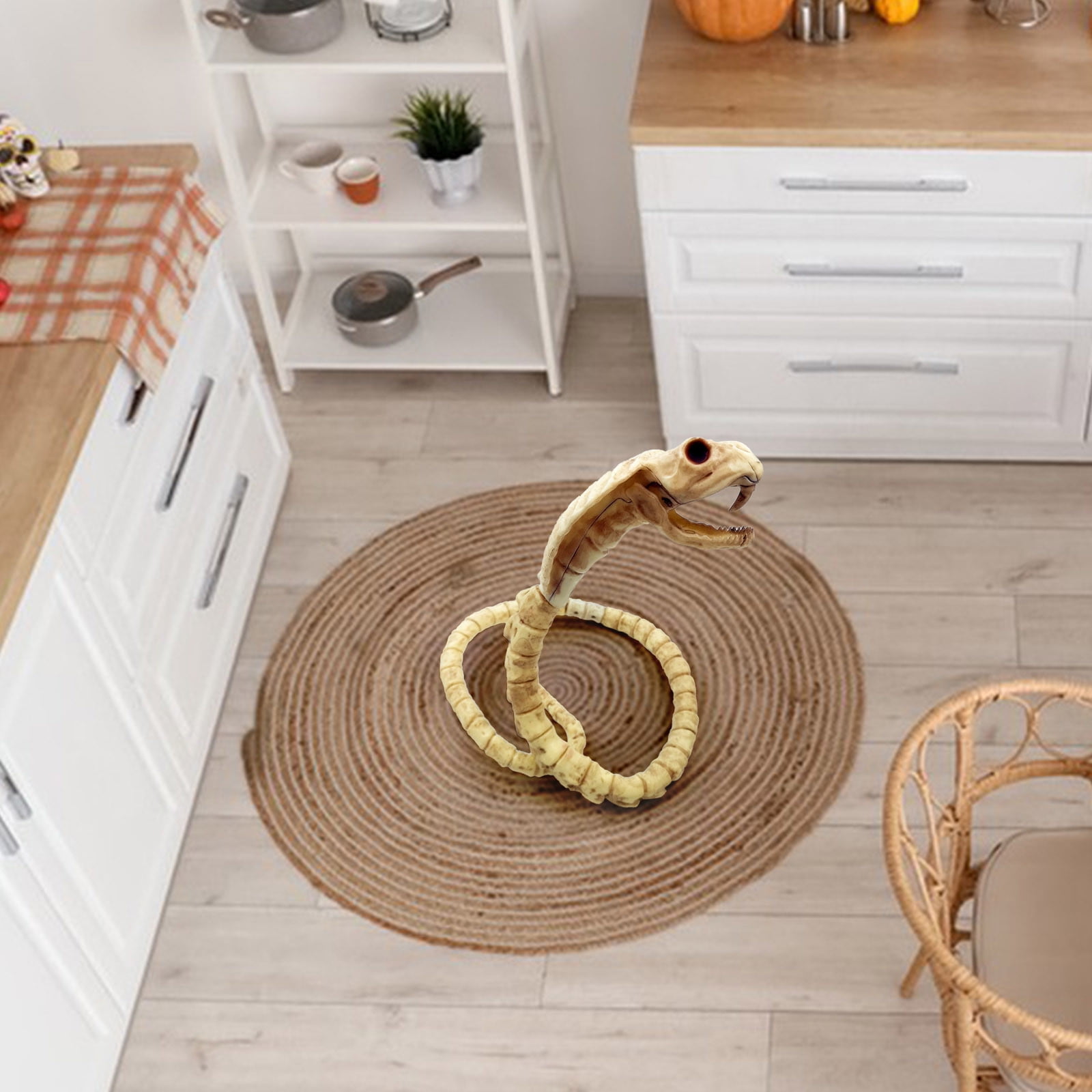 Clearance Halloween Skeleton Snake Decoration,Halloween Decor Set: Mini ...