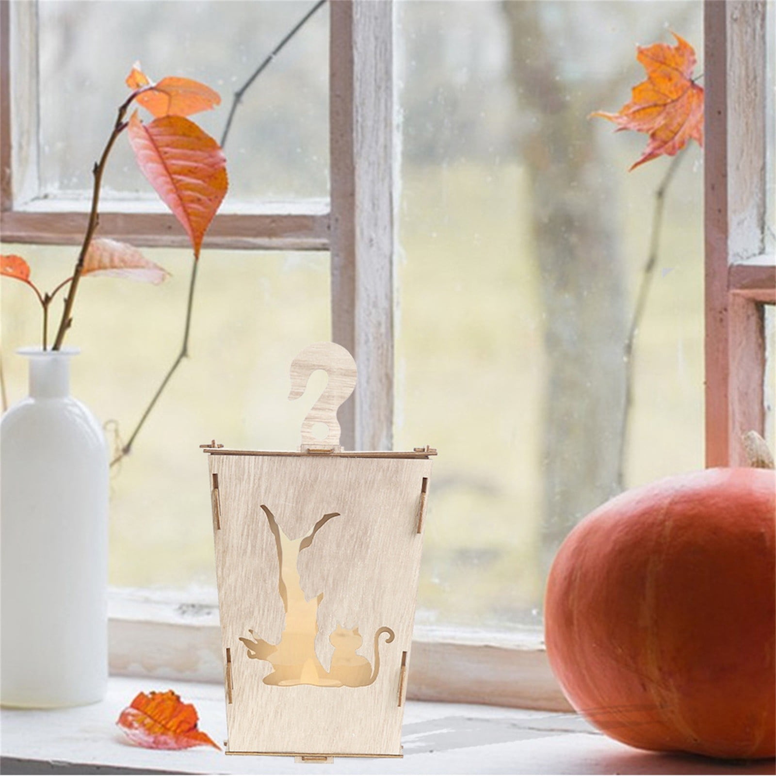 Clearance Halloween Wooden Festival Home Courtyard Scene Arrangement ...