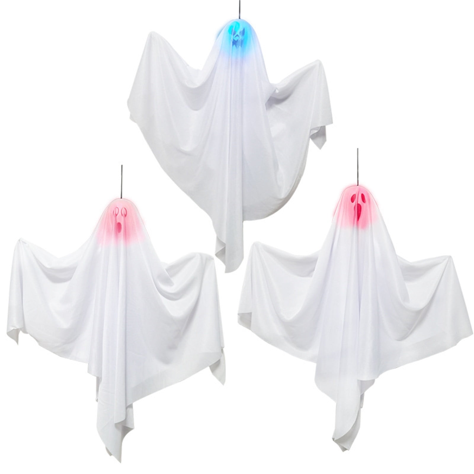Hvmvliv Hanging Ghost Decoration 3 Pack Halloween Party Decoration 25In ...