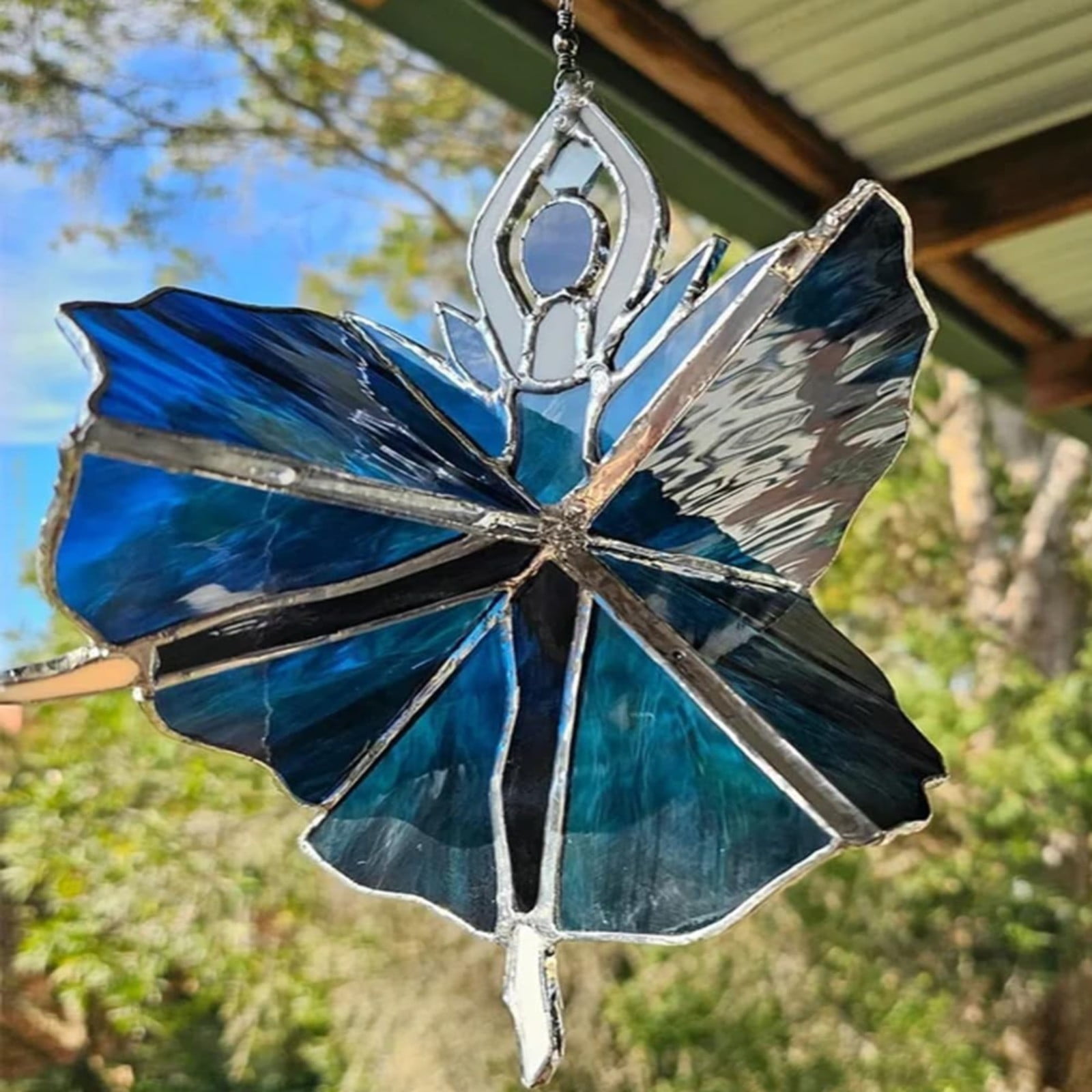 Clearance Hangs under $10,Dancing Lady Stained Glass Lady Dancing With ...
