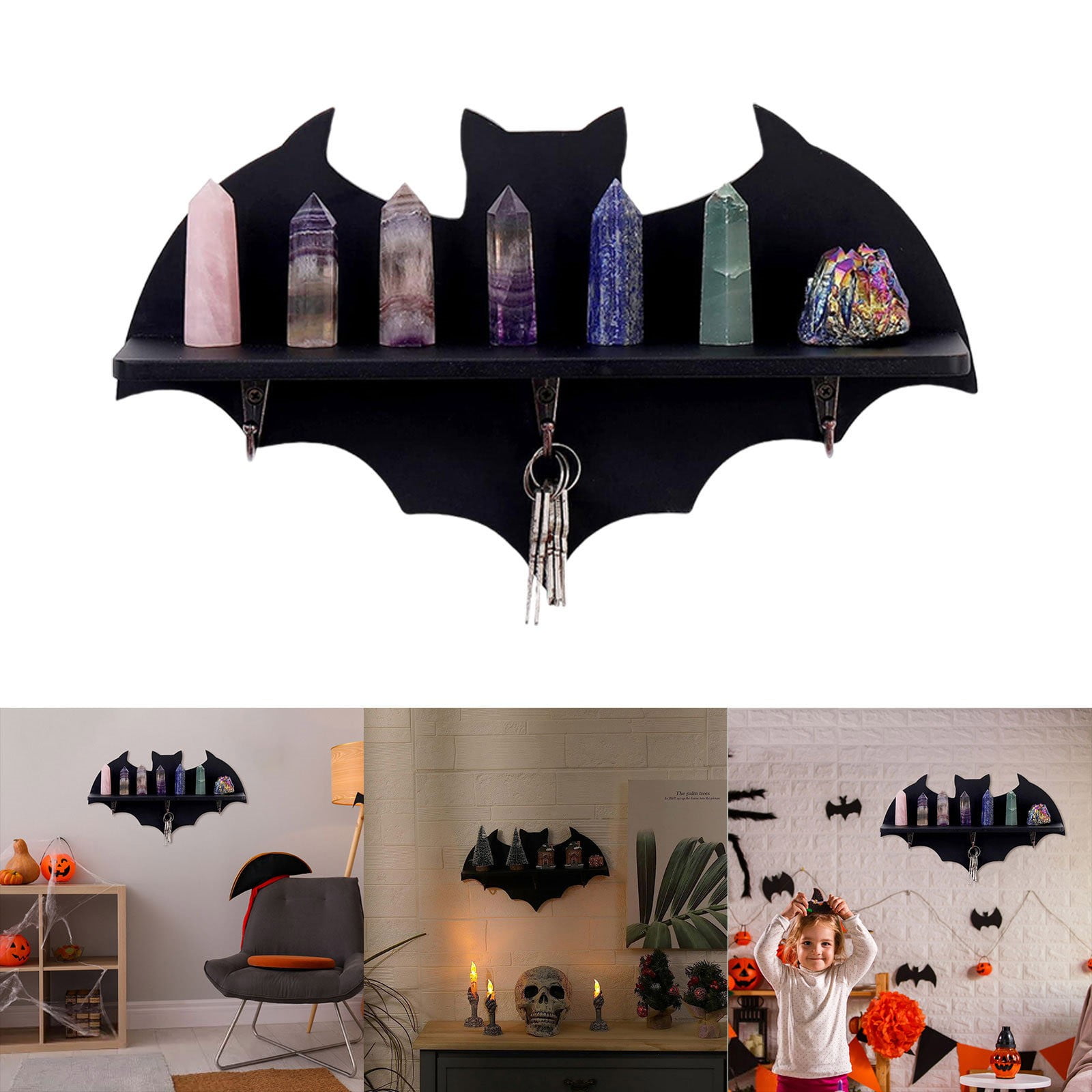 Clearance Hangs under $20 Bat Crystal Shelf Coffin Shelf Crystal Shelf ...