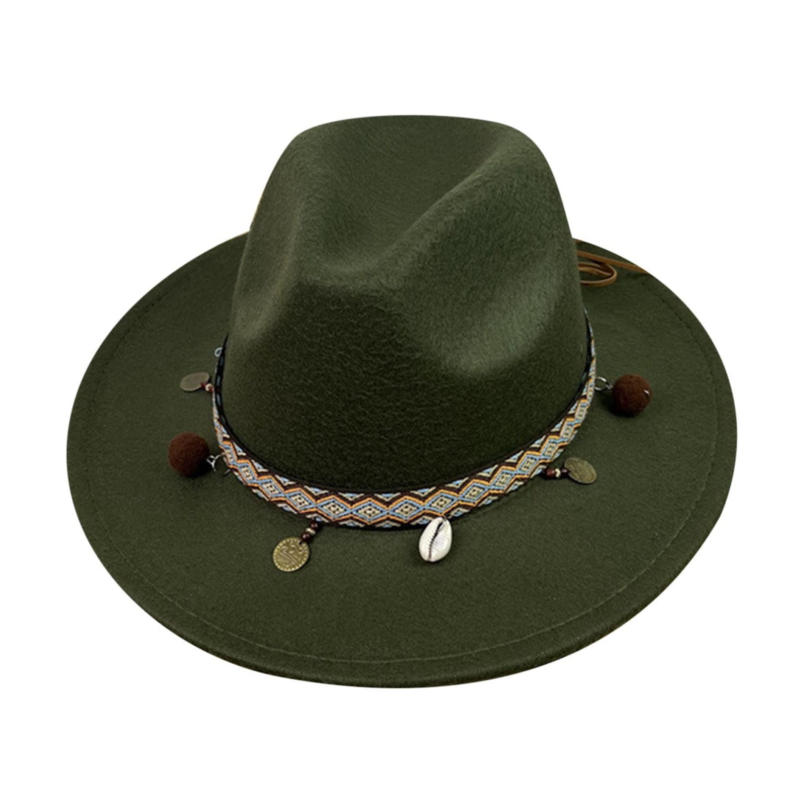 Clearance Hassda Cow Hats for Adults Fashionable Fedora Fedoras Men ...