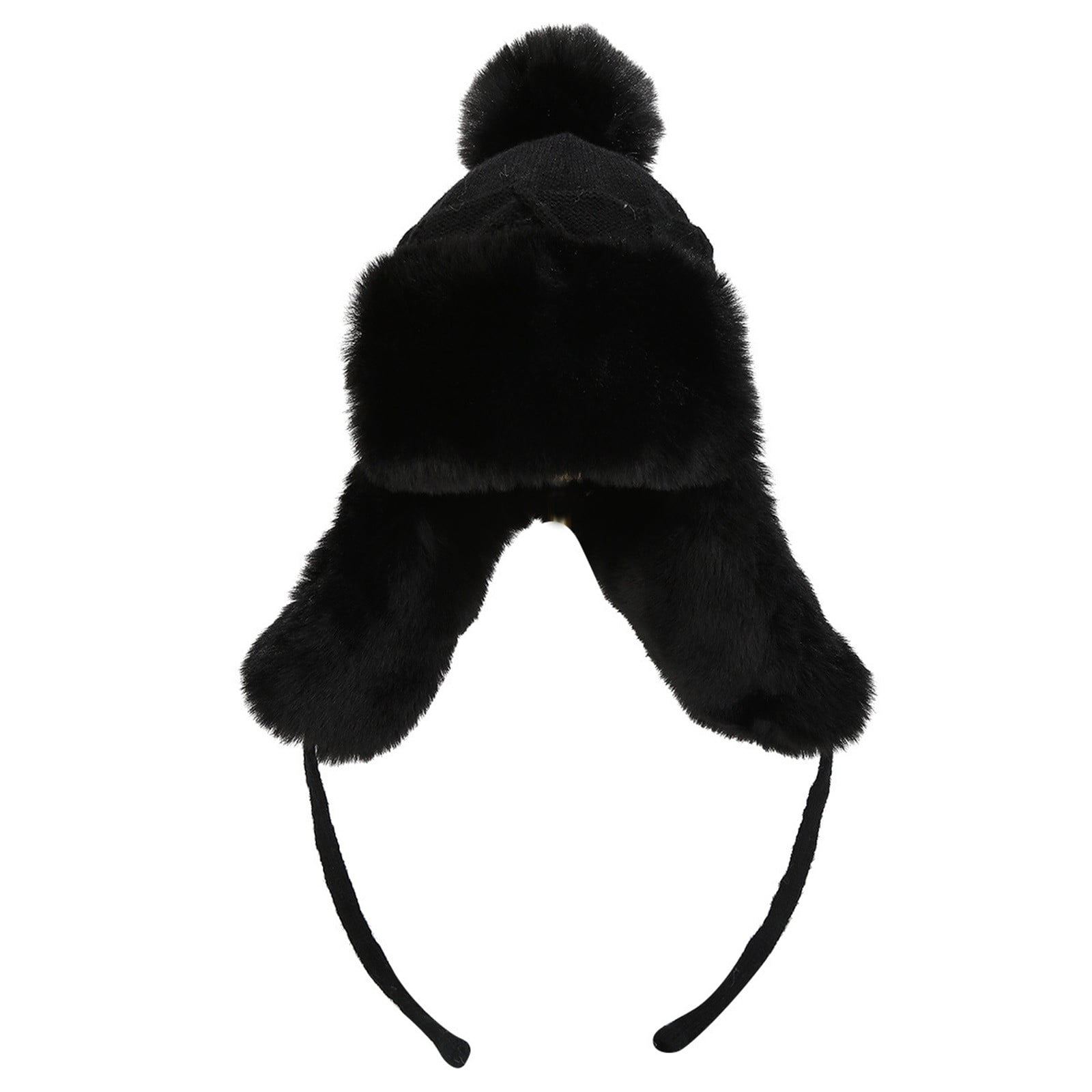 Clearance! Hassda Snow Hats Cosy Beanie Hat Women Warm Faux Trapper Hat ...