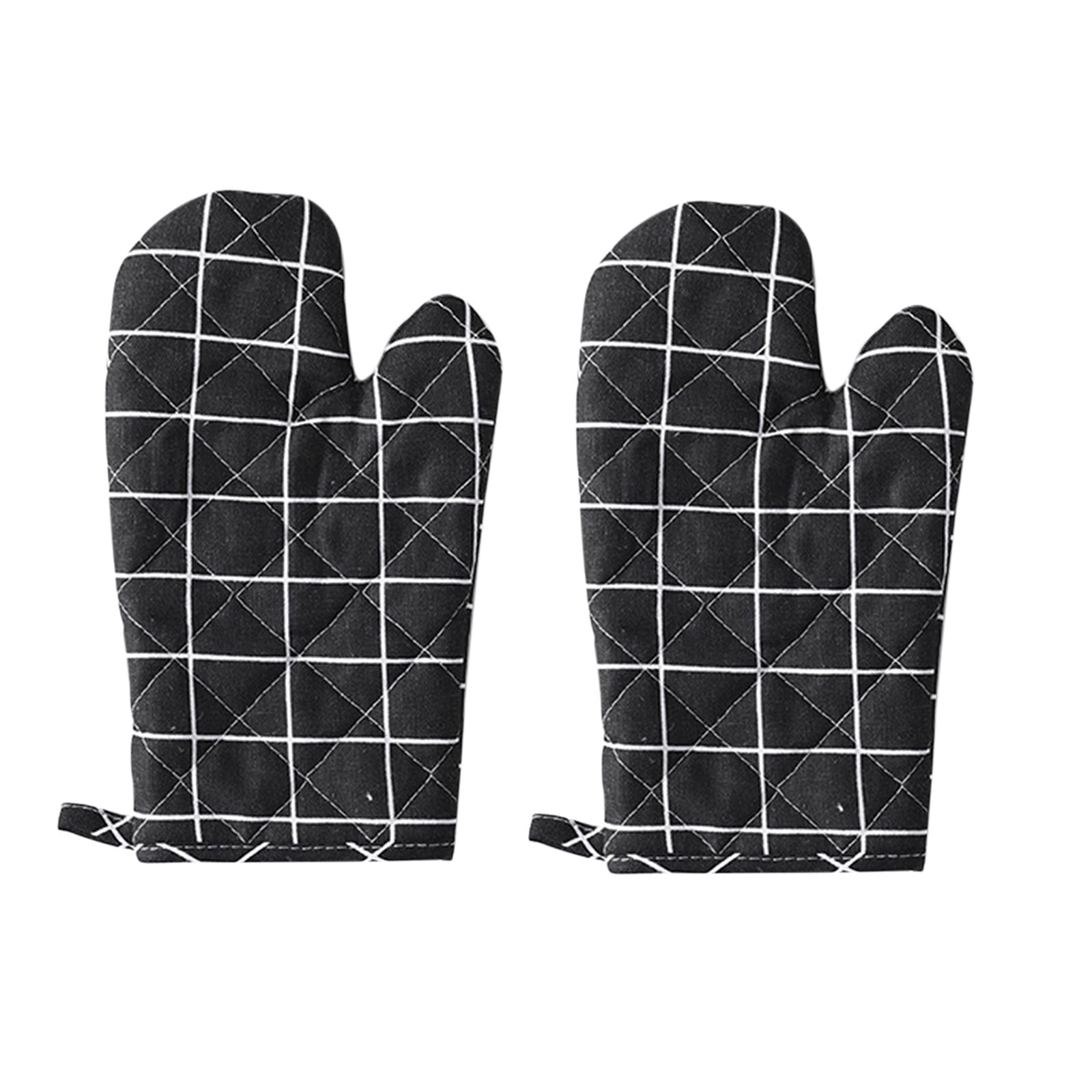 Iodue Kitchen Oven Gloves 2PC Oven Gloves Grill Gloves Slippery Cooking ...