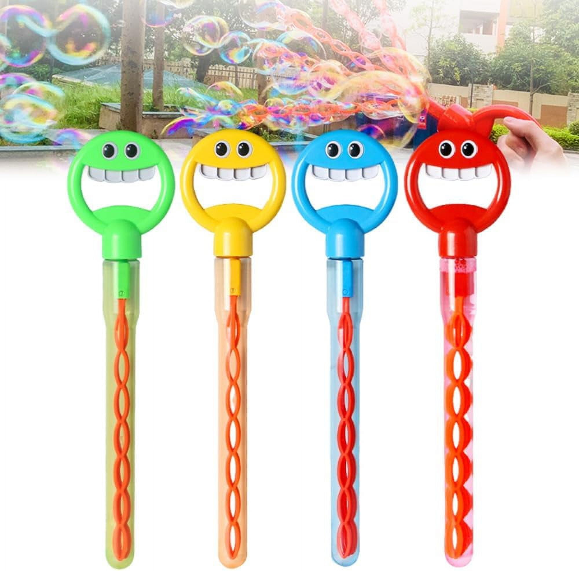 Clearance!!! HeaCare 32 Hole Smiling Face Bubble Stick, Bubble Wands ...