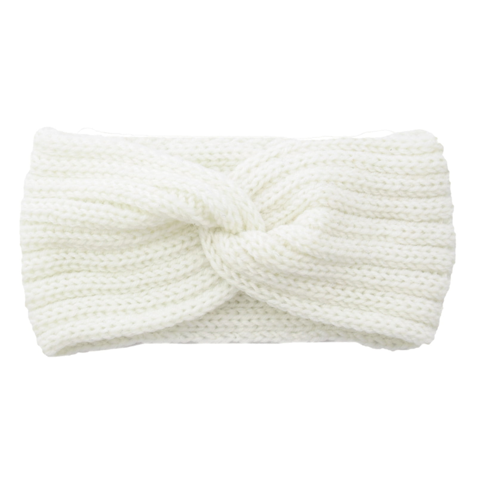 Clearance Heardband Soft Stretch Ear Warmer Headband Women Winter Cable ...