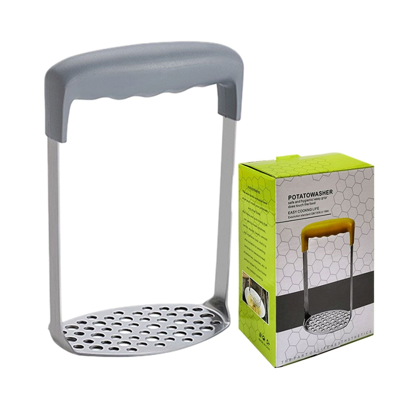 Clearance!!Heavy Duty Stainless Potato Masher Integrated Masher Kitchen ...