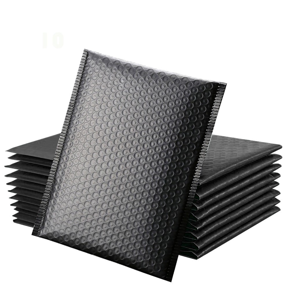 Clearance! Hewann Padded Envelopes 10Pcs Black Bubble Mailers - Durable ...