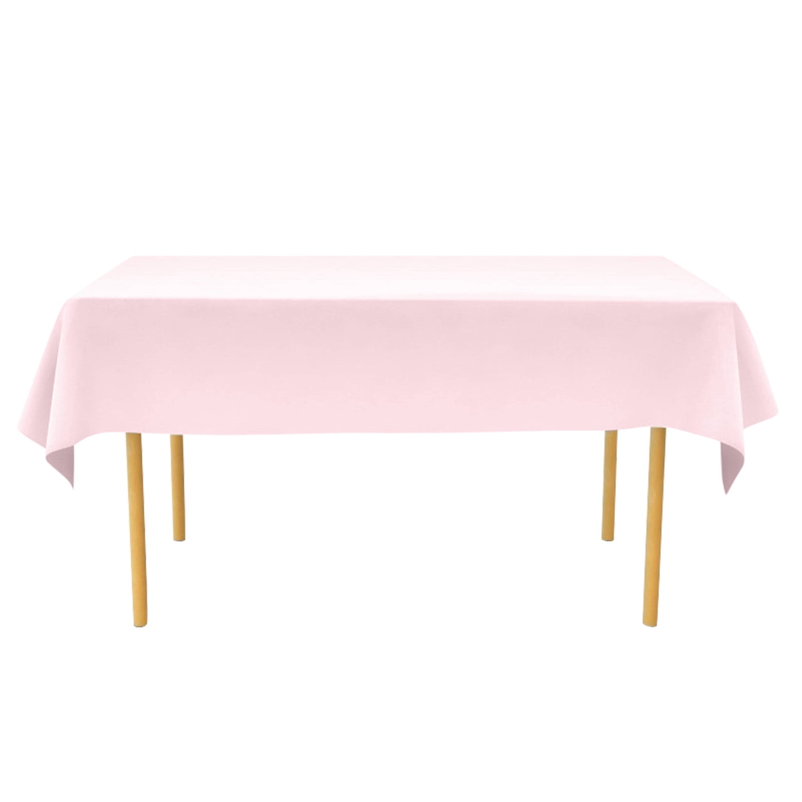 Hewann Plastic Tablecloths Disposable Table Covers 54 x 108 Inches ...
