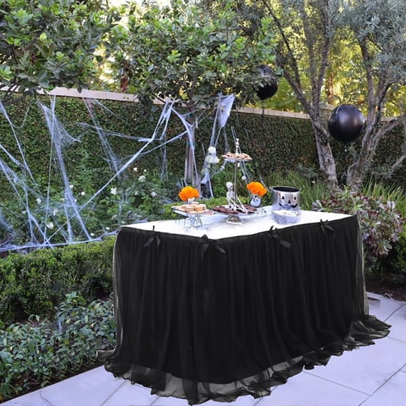 Tulle Table Skirt for Rectangle or Round Tables Tutu Table Skirt ...
