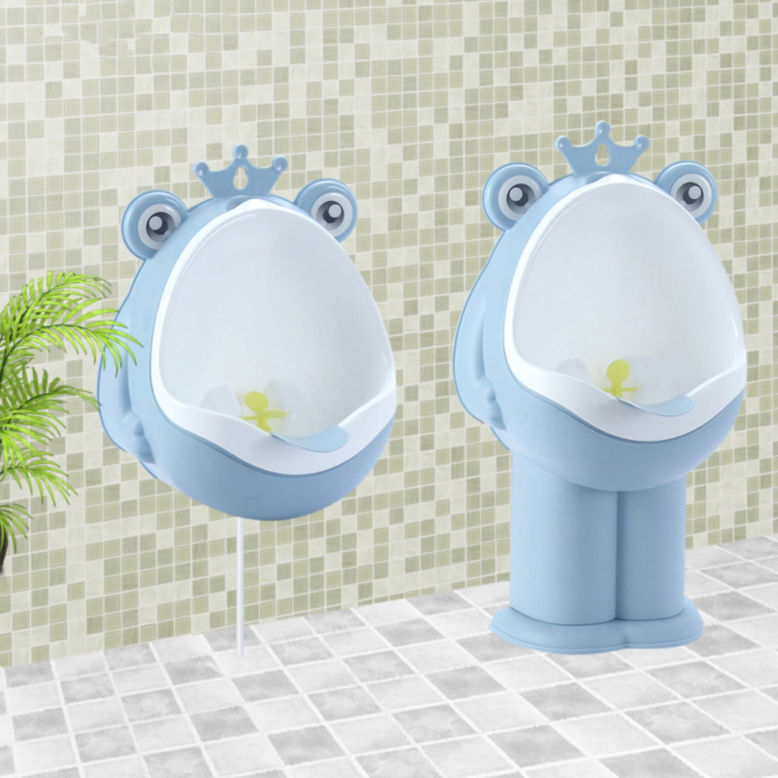 Hewann Toddler Potty Training Wall Mounted Baby Urinal for Boys, Dark ...