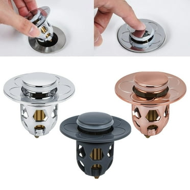 Bathroom Sink Stopper, Universal Pop Up Bathroom Drain Stopper for ...