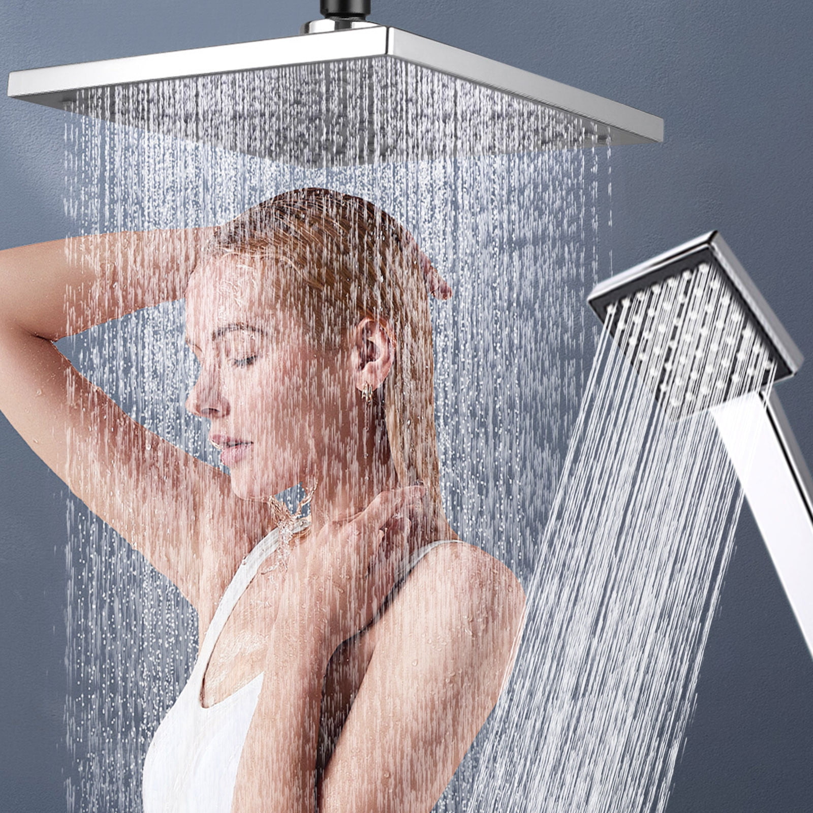 Clearance! High Pressure Shower Heads, Rain Shower Head with Handheld ...
