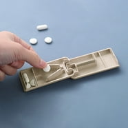 Equate Pill Cutter with Safety Shield and Magnifier, Plastic HSA/FSA ...