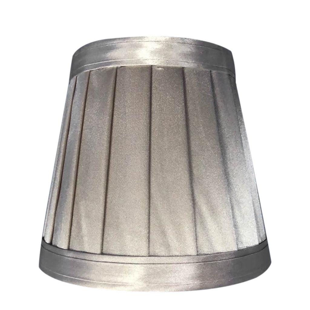 Clearance! Hilingoto Led Light, Vintage Fabric Pleated Lampshade Table ...