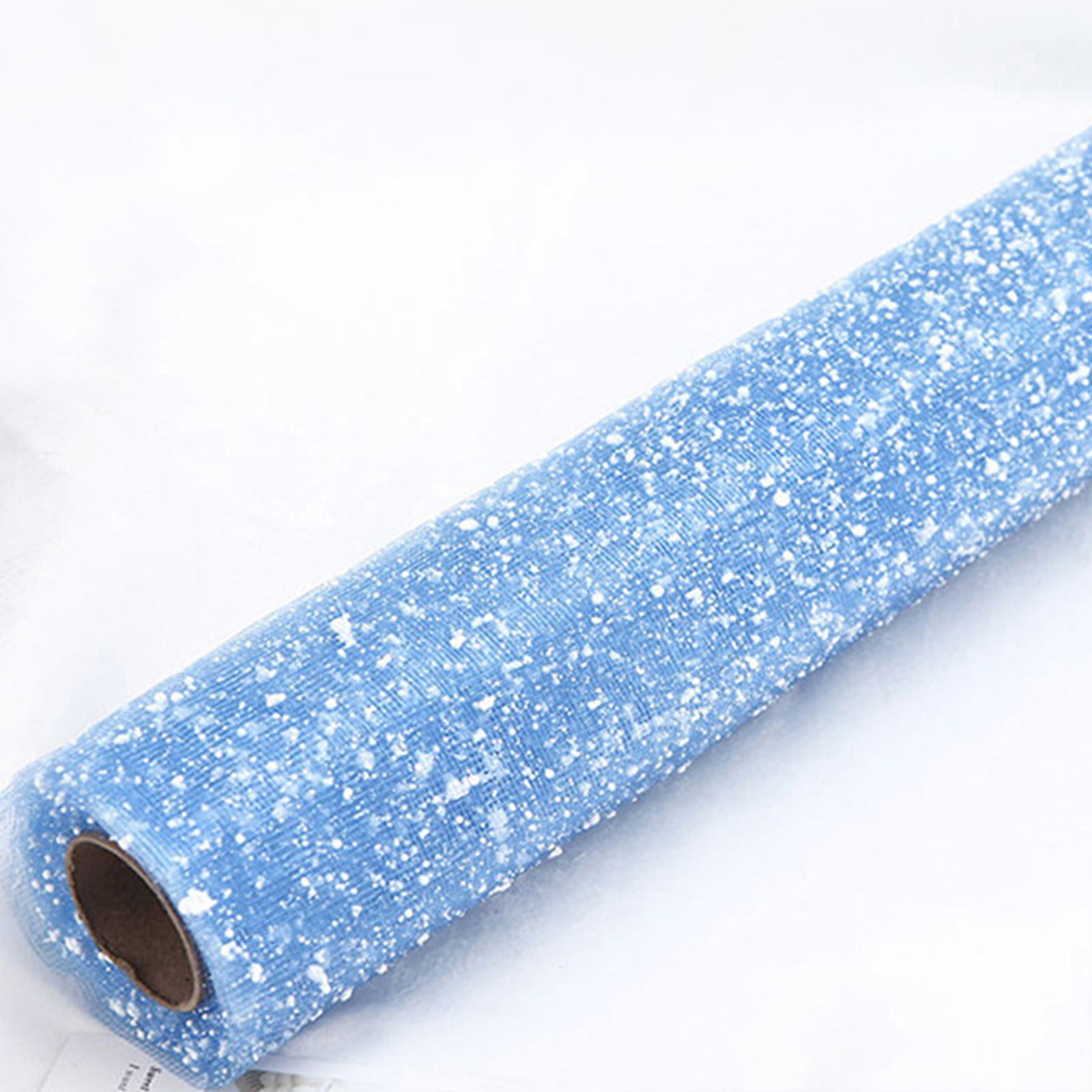 Clearance! Hilingoto Sky Blue Diy Bouquet Snowflake Packaging Snow Dot ...