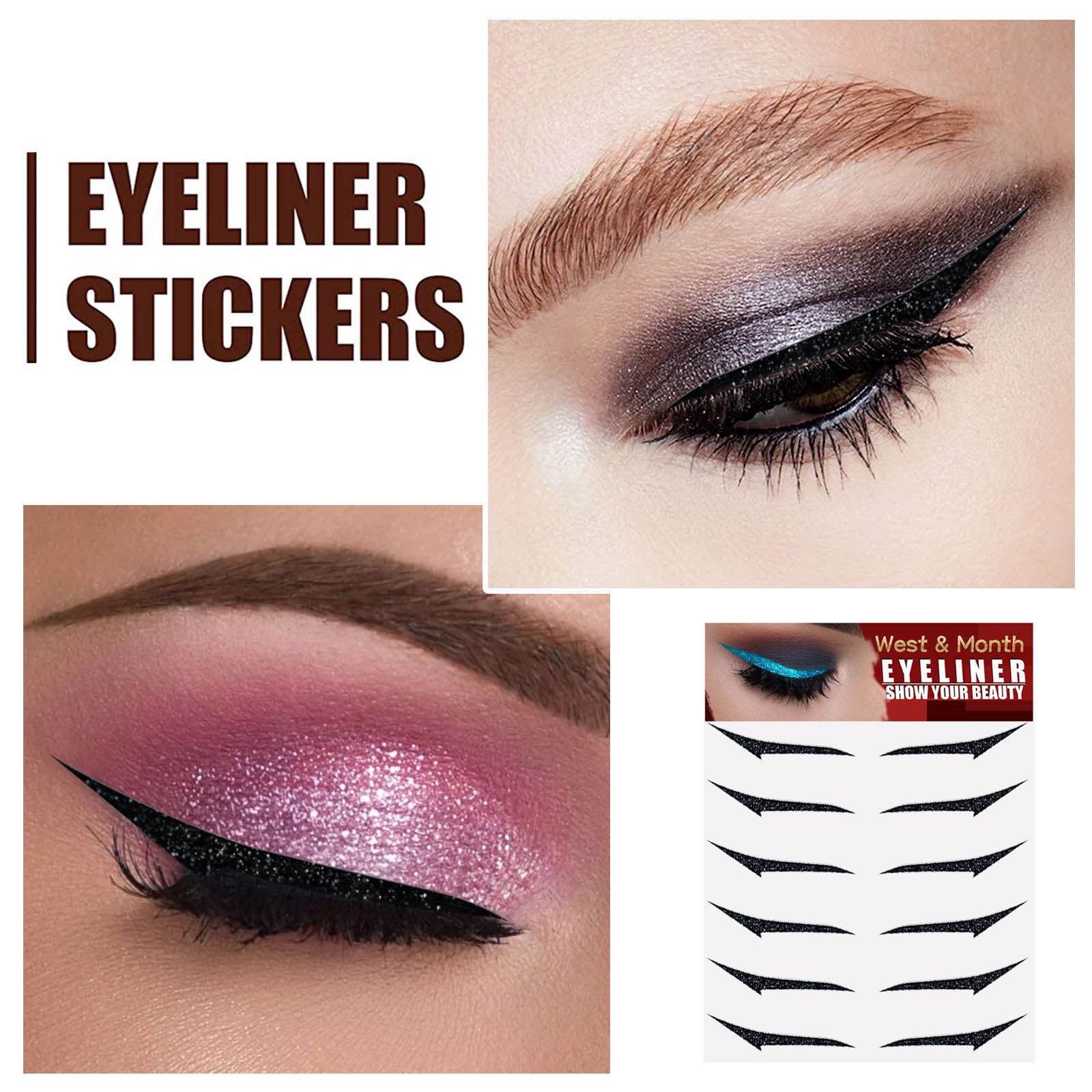 Clearance Hlzmart Eyelid Tape Eyeliner Stamp Eyeliner Stencil (Buy 2 ...