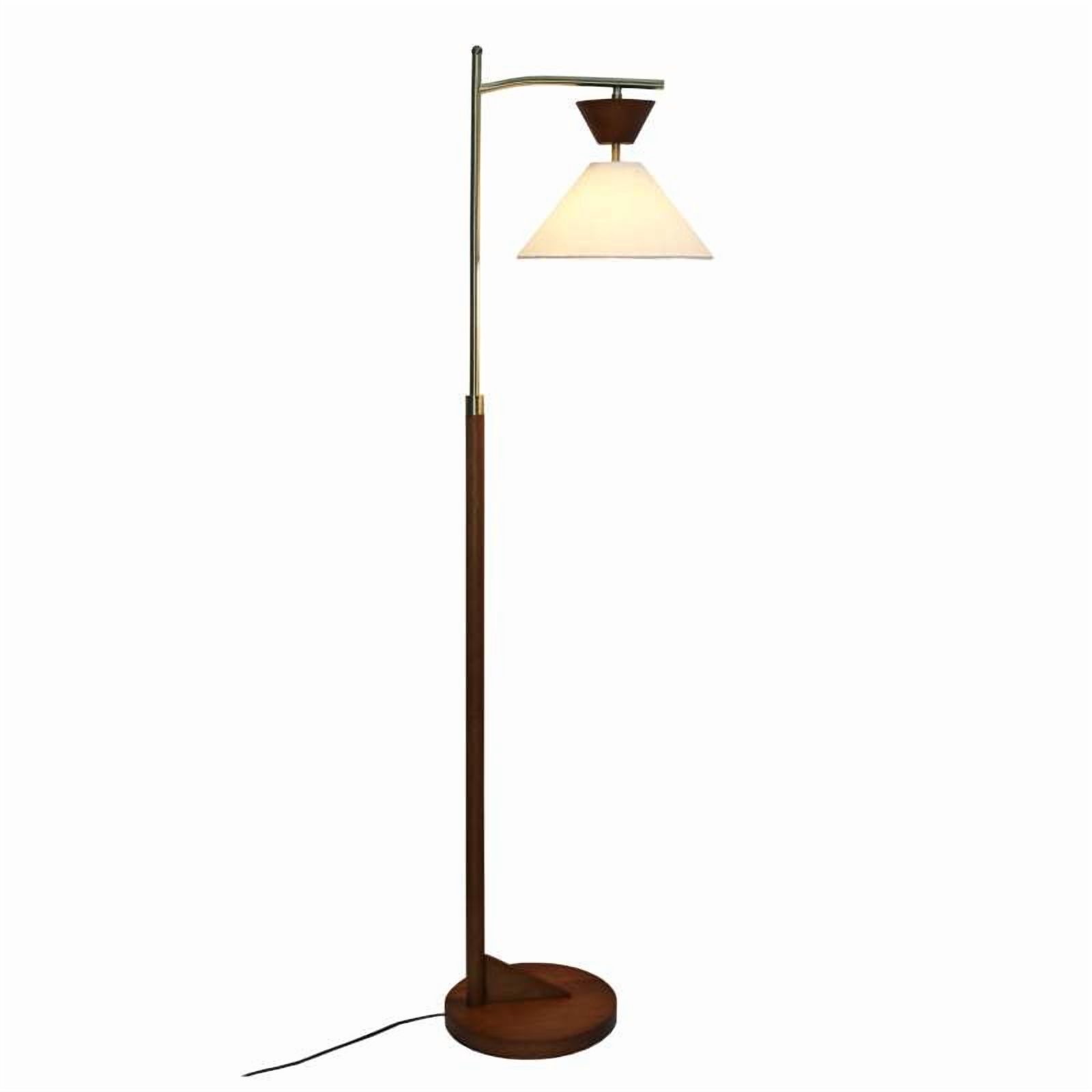 Contemporary Floor Lamp Zensa Brown Floor Lamp 110V, Standing Light for ...