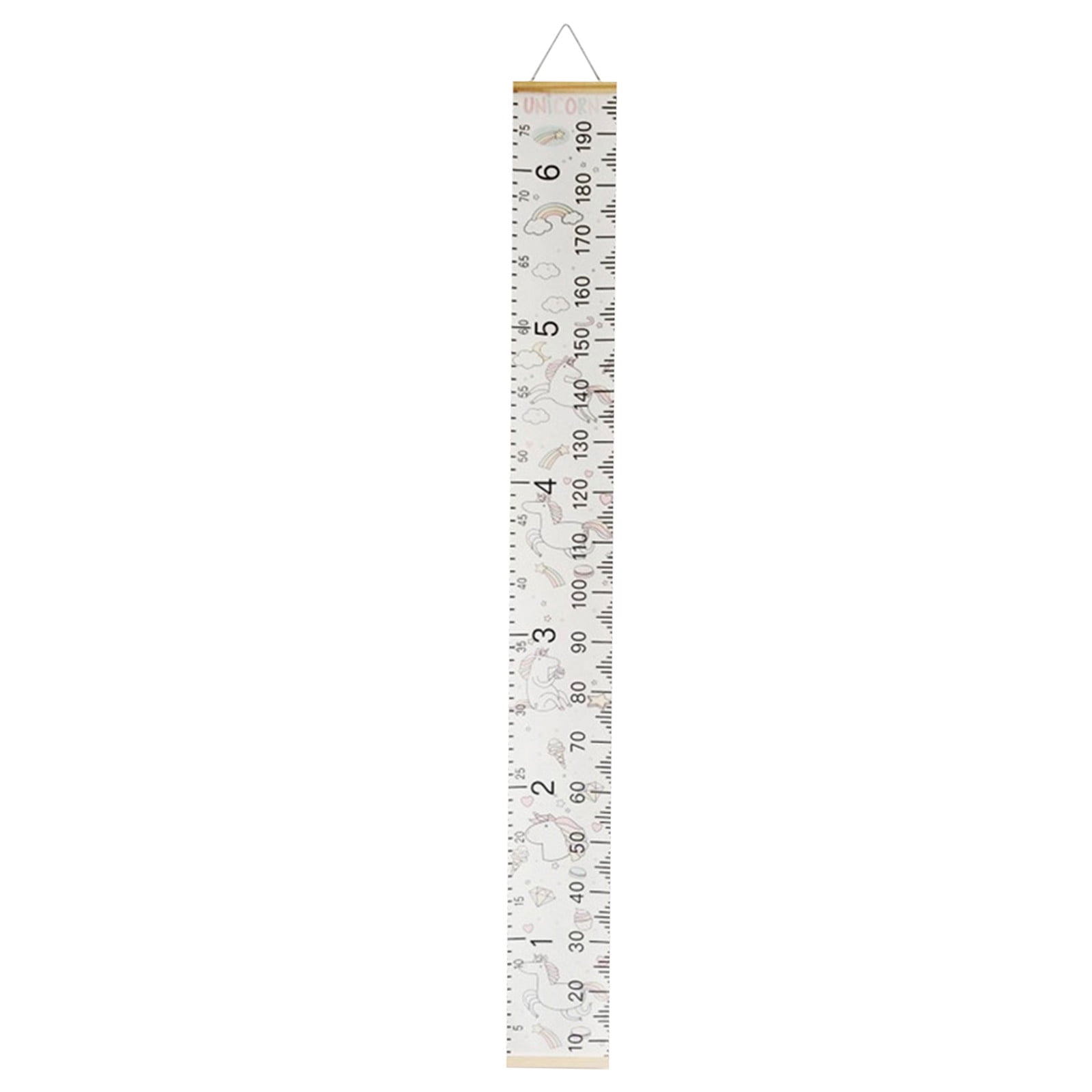 Clearance! Home Decor Growth Chart for Kids Canvas Height Chart Ruler ...