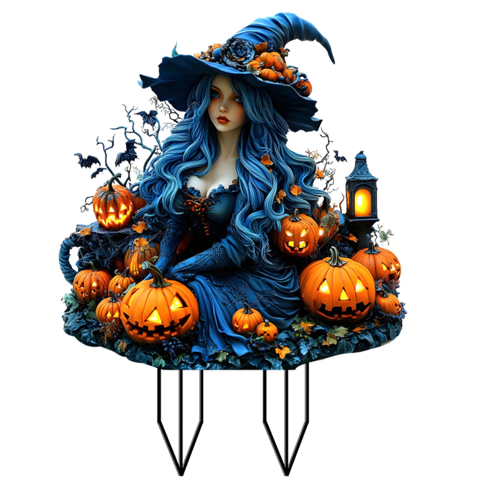 Clearance! Home Decor "Halloween Garden Stakes 2D Acrylic Outdoor ...