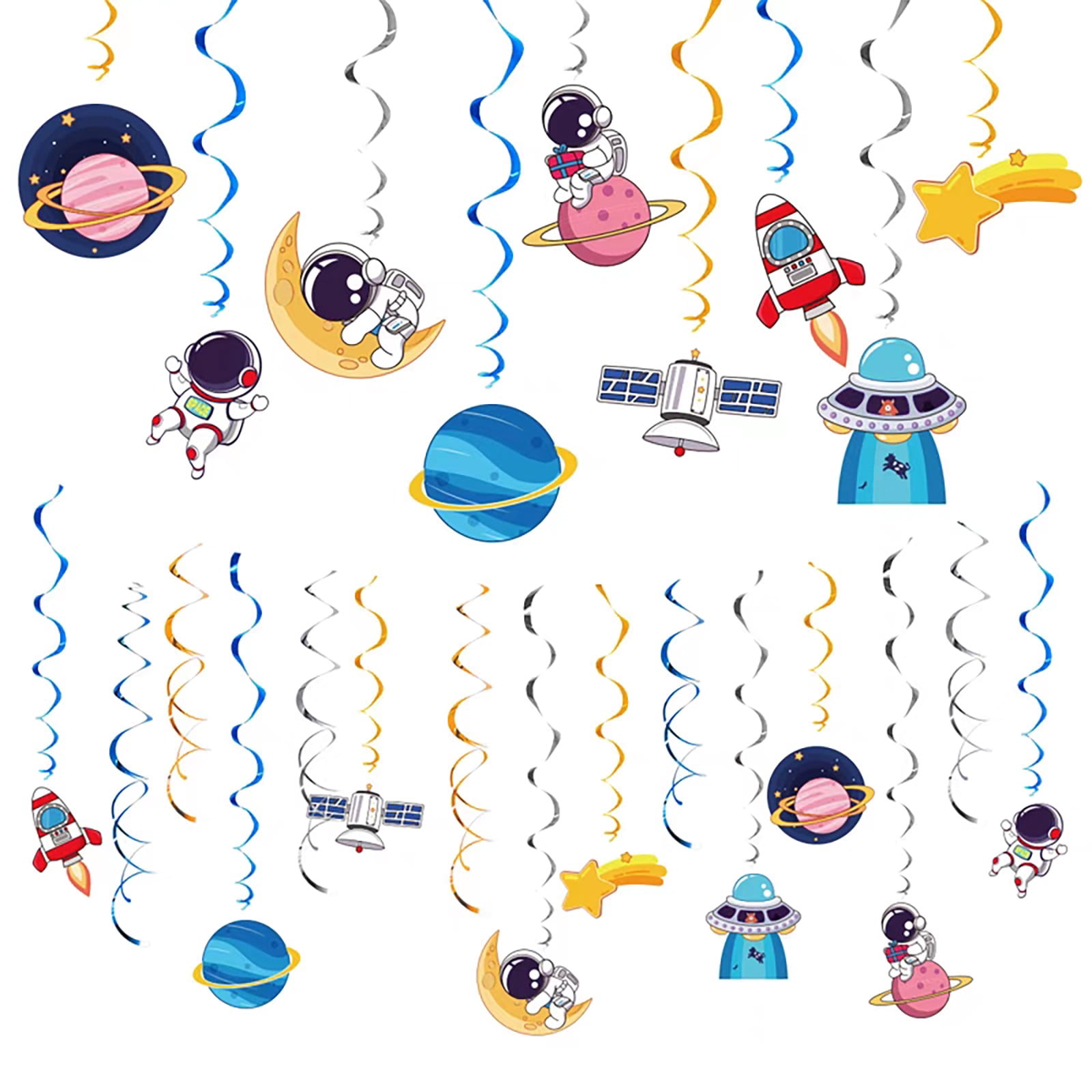 Clearance! Home Decor Room Decor Outer Space Party Decoration Set Space ...