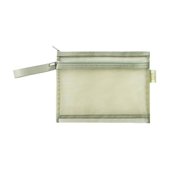 Clearance！Honeeladyy Double-Layer Mesh Zipper Pouch Bags, A5 Nylon Mesh ...