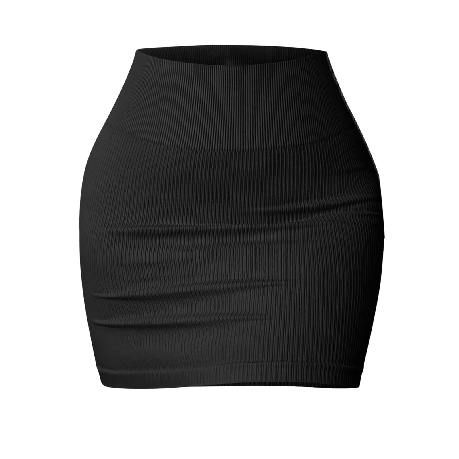 Clearance! Hontri Skirts for Women Women's 1 Skirts Basic Versatile ...
