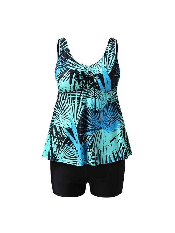 Cauagu Ornate Purple Floral Vase Print Women's Sexy One Piece Swimsuits ...