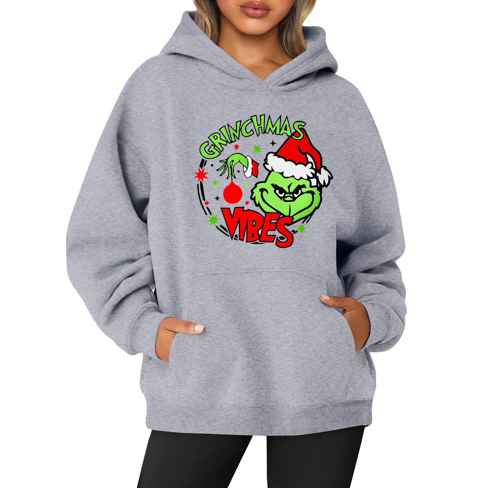 Clearance Hoodies For Women Grinch Hoodie Adult Grinch Hoodies Christmas Grinch Hoodies Women ...