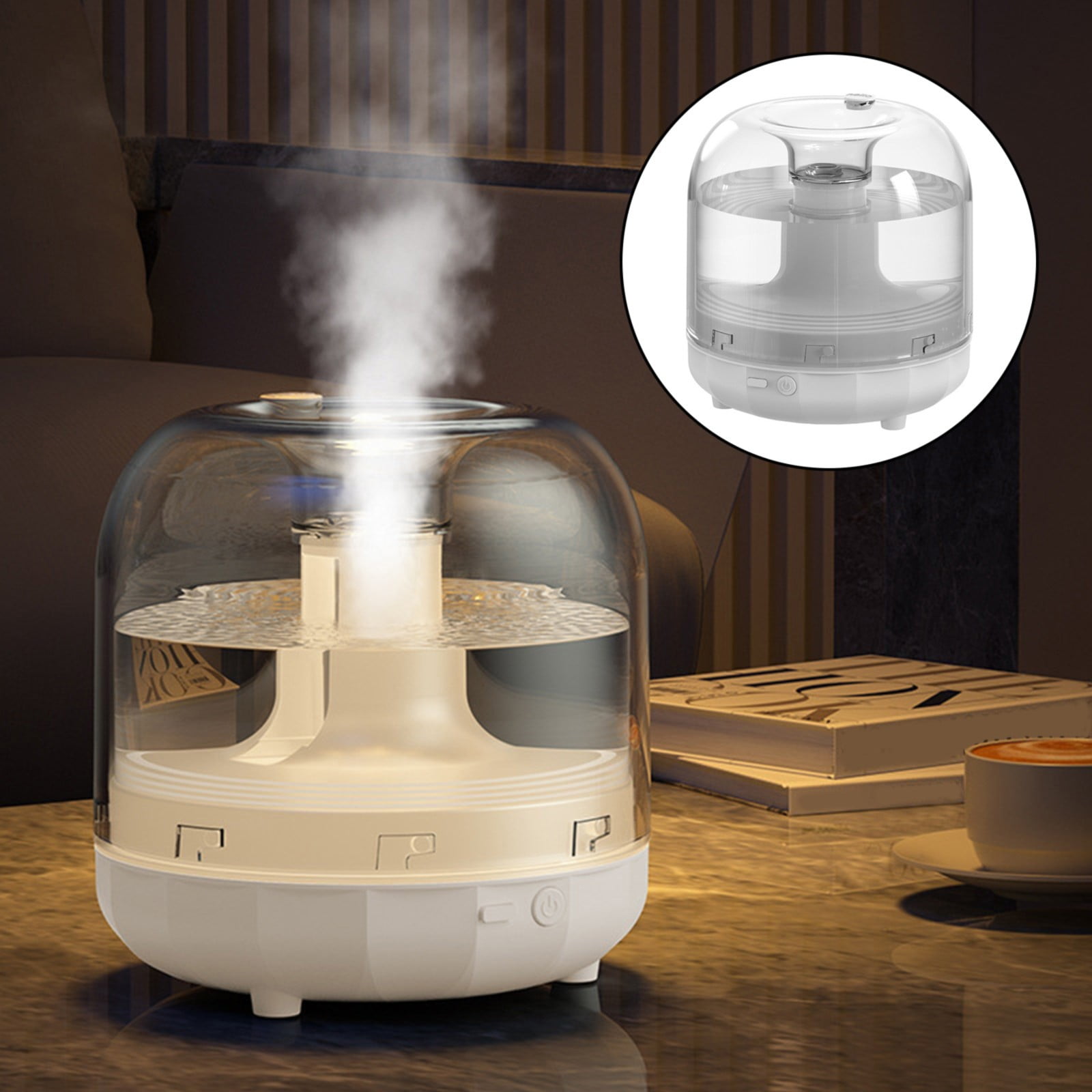 Clearance Humidifier under $10 Humidifier With Colored Light Large ...