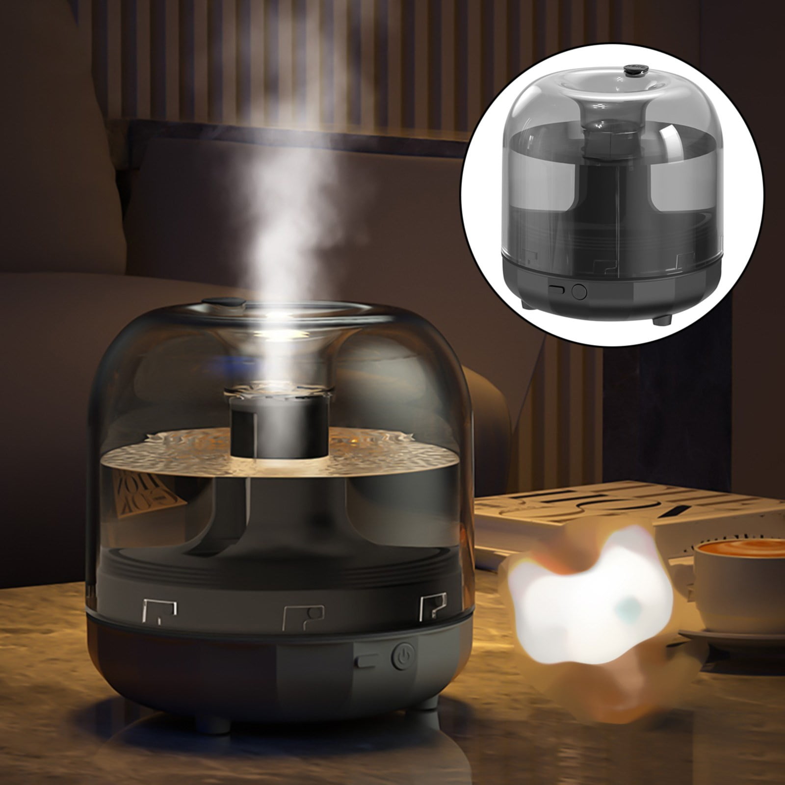 Clearance Humidifier under $10 Humidifier With Colored Light Large ...