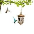 Clearance！Hummingbird House for Outside Hanging for Nesting,Wooden ...