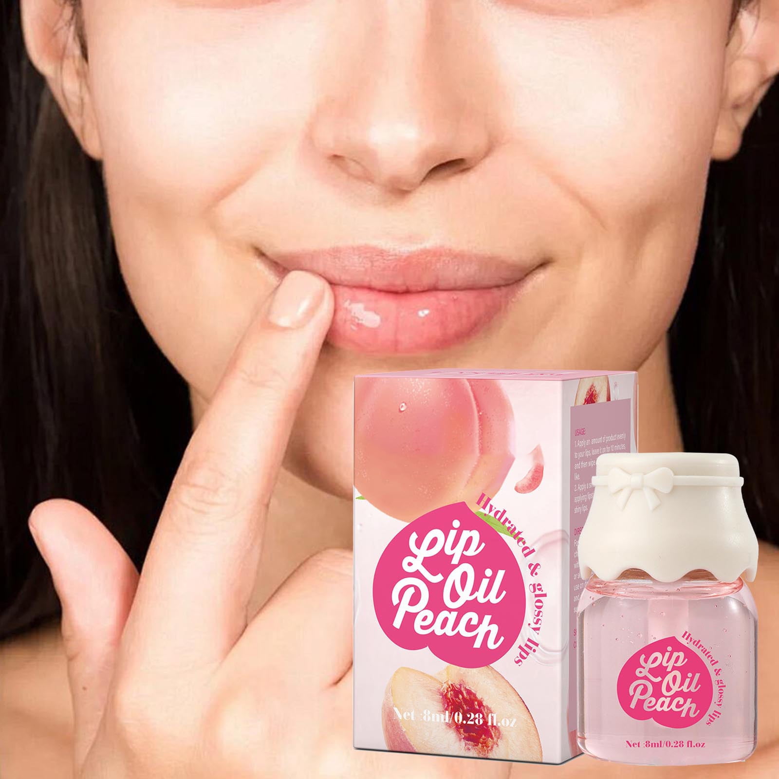 Clearance Hydrating Lip Oil Plumping Lip Tint Moisturizing Lip Gloss Transparent Lip Balm Care ...