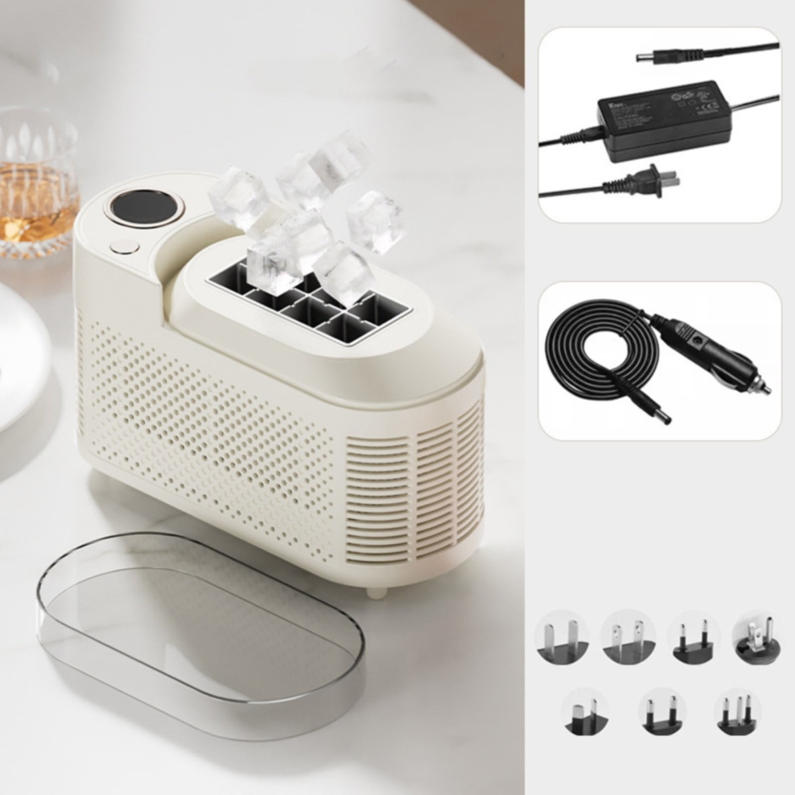 Clearance Ice Cube Mold under $20,Ice Maker Countertop Self Cleaning ...
