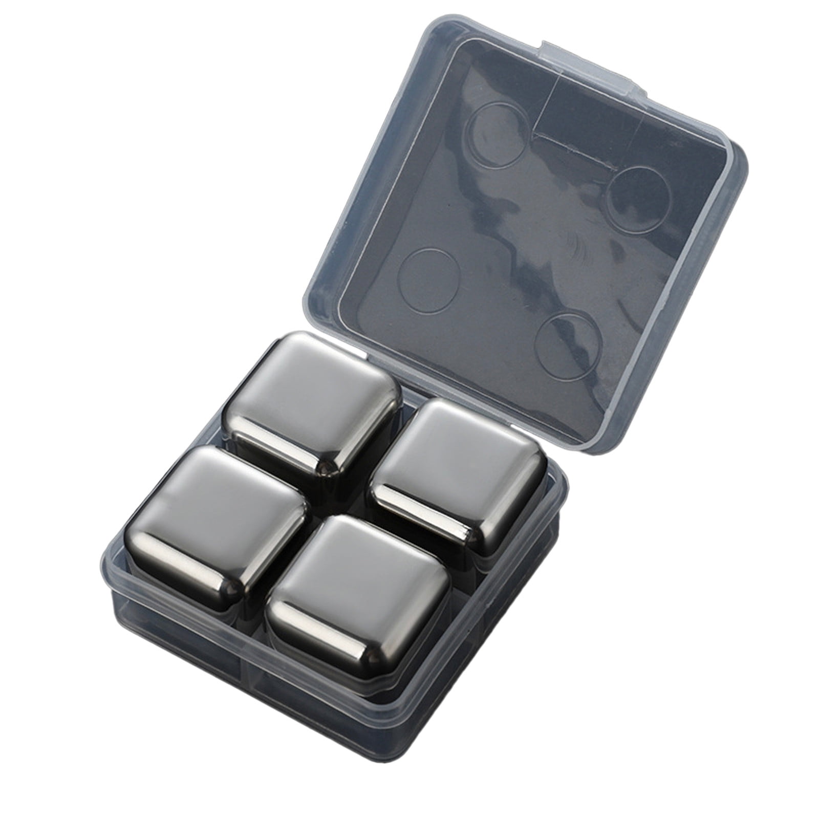 Clearance Ice Cube Mold under $5,Ice Cubes Stones – Reusable Stainless ...