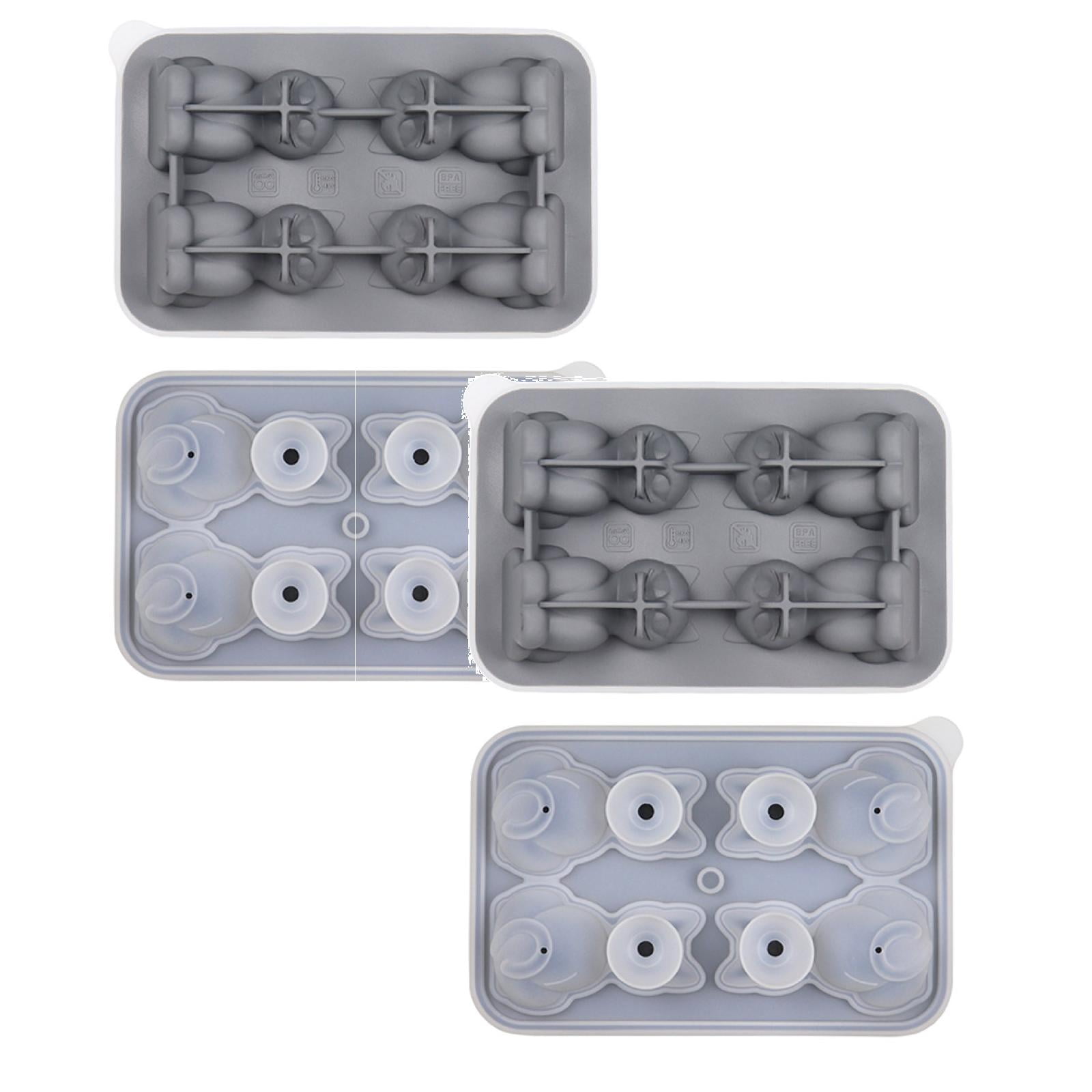 Clearance Ice Cube Mold under $8 3d Cat Shaped Silicone Ice Cube Tray ...