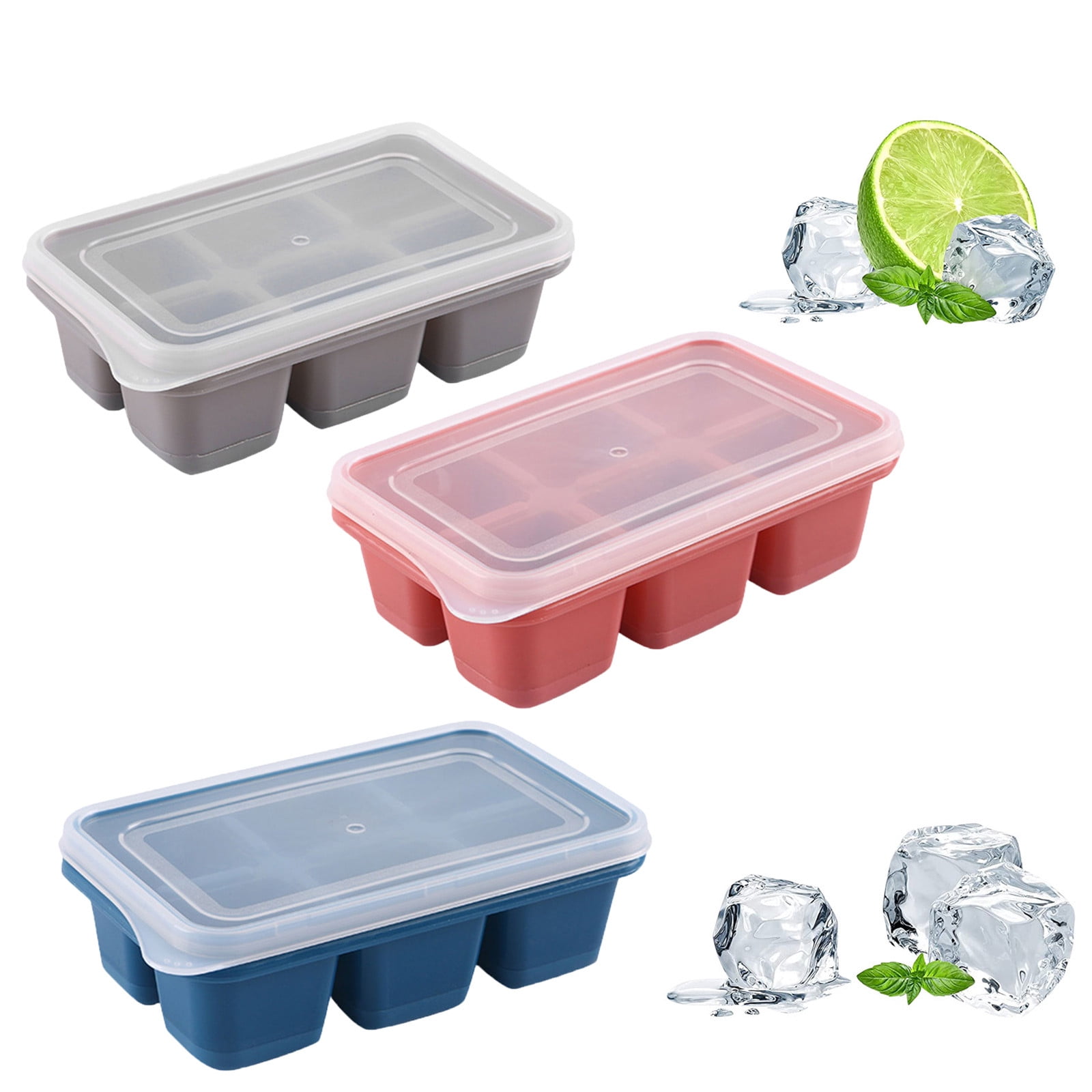 Clearance Ice Cube Mold! Bottom With Easy Mould Small Ice Ice Trays ...